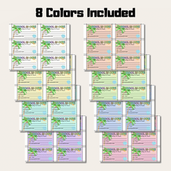 Editable Kids Contact Card, Keep In Touch Cards, Perfect for School Fr ...