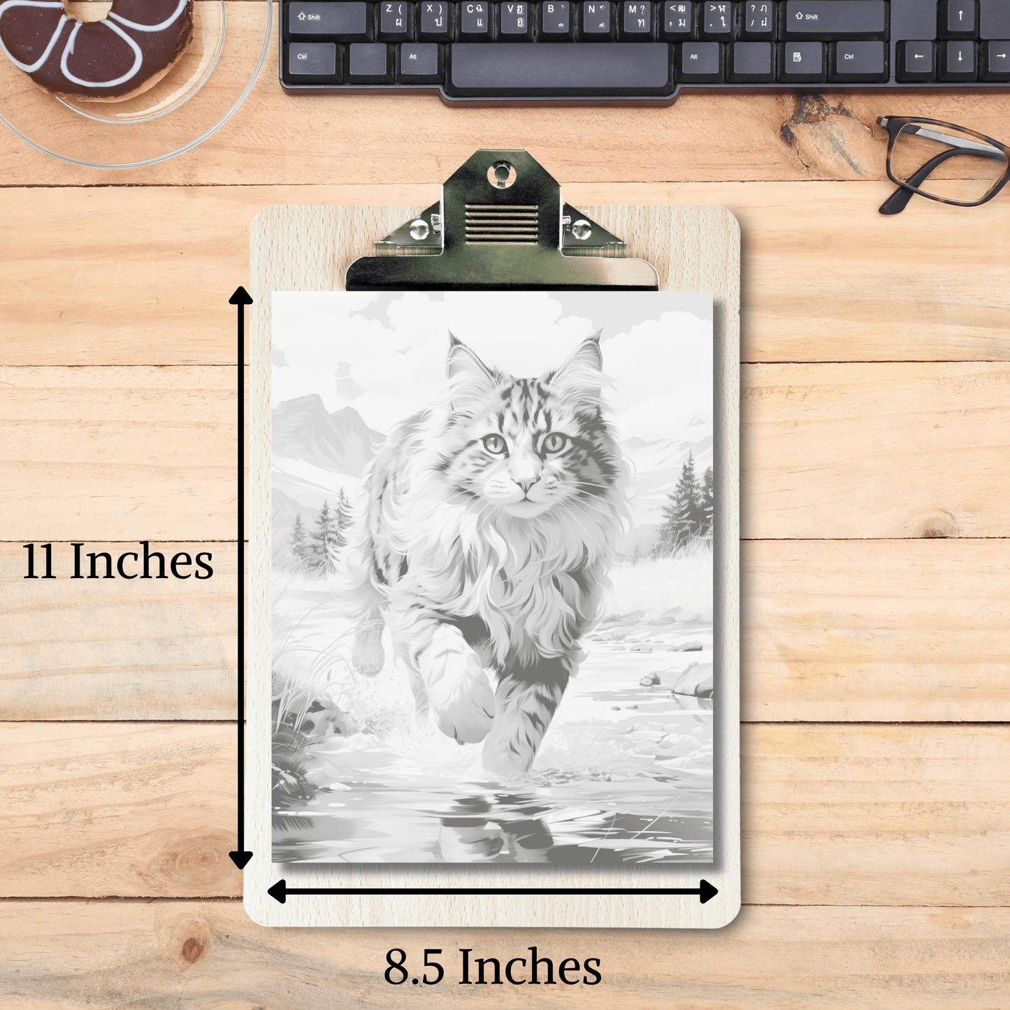 norwegian forest cat coloring pages